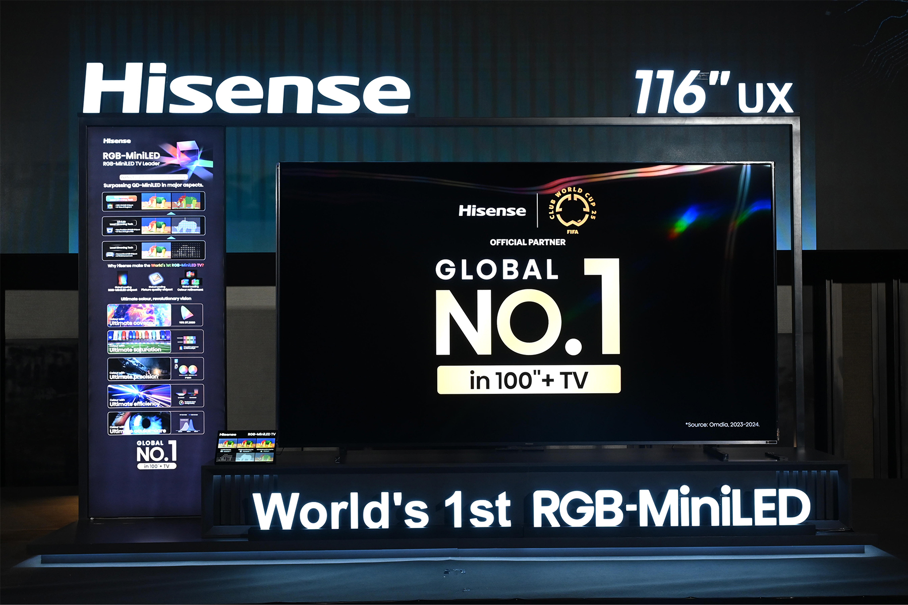 เปิดจองแล้ว Hisense UX Series – RGB-MiniLED TV 116 นิ้ว - TOUCHPHONEVIEW